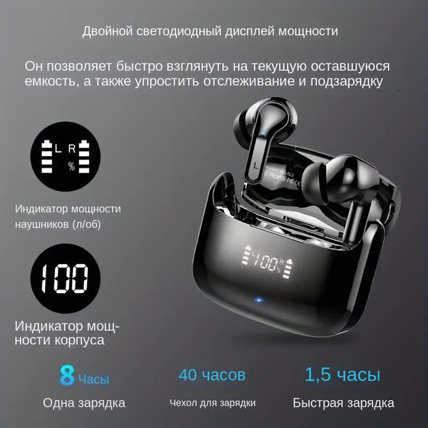 Bluetooth-гарнитура XLM Новые беспроводные наушники с одним ухом ...