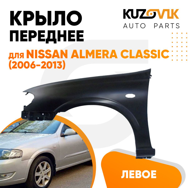 Крыло переднее левое для Ниссан Альмера Классик Nissan Almera Classic ...