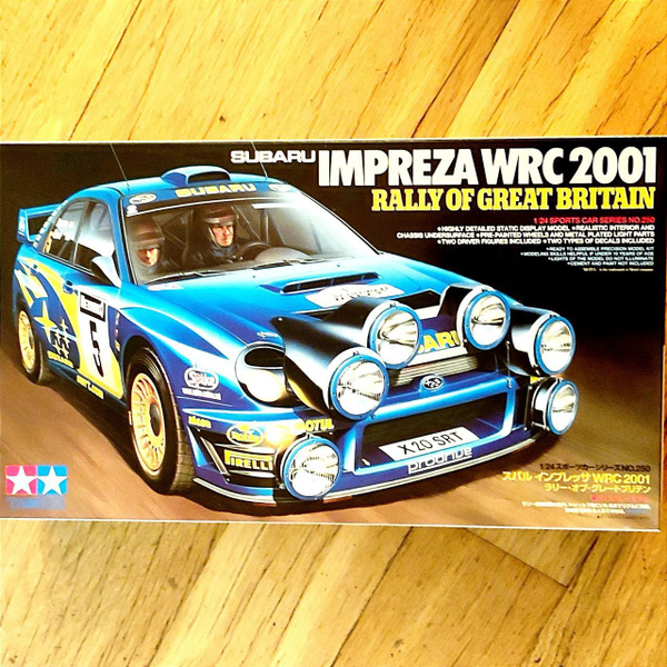 Сборная модель. Японский автомобиль Subaru Impreza WRC 2001, Tamiya TM ...