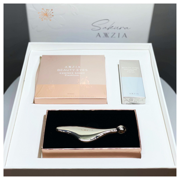 AXXZIA Special Eye Care Kit Sakura Лимитированный набор средств по уходу за кожей вокруг глаз ...