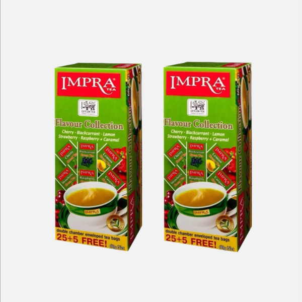 Зеленый чай Impra Tea пакетики 30 x 2г, 60г 2 шт - купить с доставкой ...