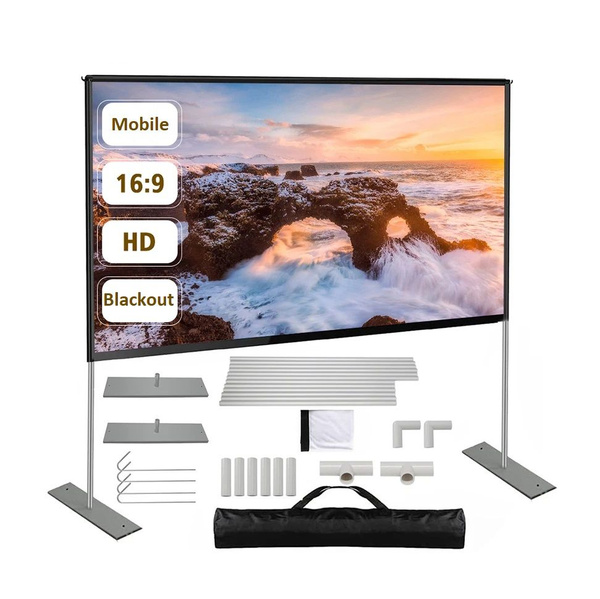 Характеристики Экран для проектора 120" 277х148 см переносной на ...