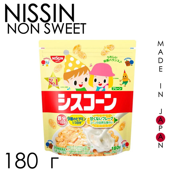 Хлопья кукурузные классические несладкие Cisco Nissin 180 гр - купить с ...