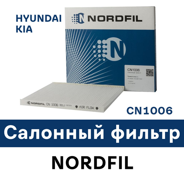 Фильтр салонный NORDFIL CN1006 - купить по выгодным ценам в интернет ...