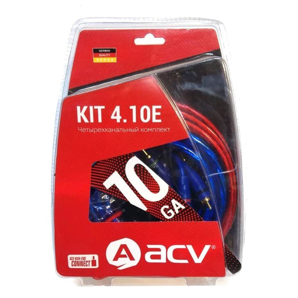 Набор установочный для 4-кан. усилителя ACV KIT4.10E - купить с доставкой по выгодным ценам в ...