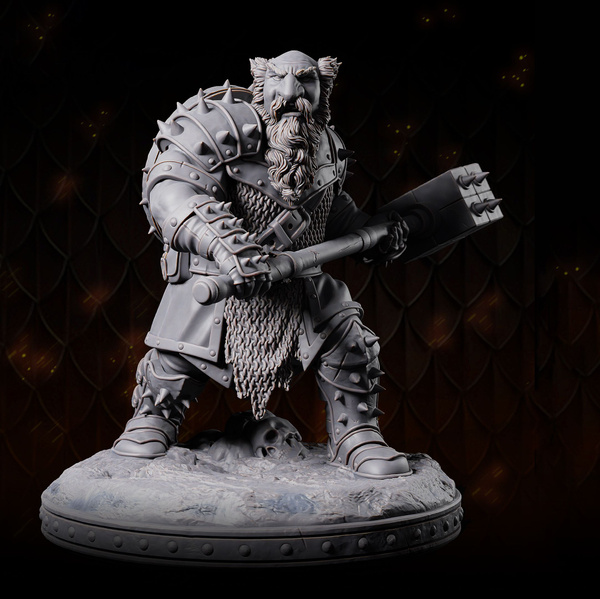 Игровая миниатюра Evil Dwarf Thorfin - Primal Collection 32mm (Primal ...