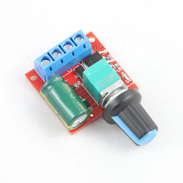 ШИМ контроллер регулятор скорости двигателя постоянного тока DC4.5V-35V ...