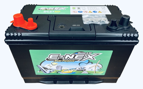 Морской тягово-стартовый аккумулятор Atlas E-NEX DC27MF 90 Ач 750 A п.п. 300х171х236 купить на ...