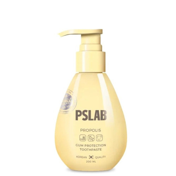 PSLAB Паста зубная для ухода за деснами с прополисом, 200 мл - купить с доставкой по выгодным ...