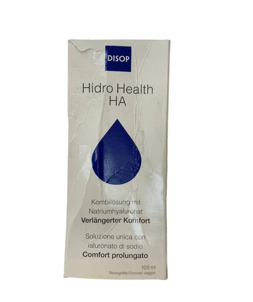 Раствор для контактных линз Disop Hidro Health HA 100 мл +контейнер ...