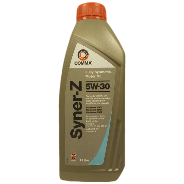 Масло моторное Comma 5W-30 Синтетическое - купить в интернет-магазине ...