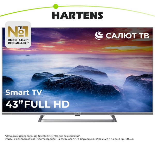 Купить телевизор Hartens HTS-FHD11G-HC24 43" - купить с доставкой по ...