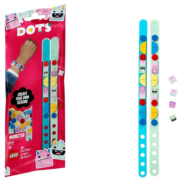 Lego Dots 41923 Браслет Монстры - купить с доставкой по выгодным ценам ...