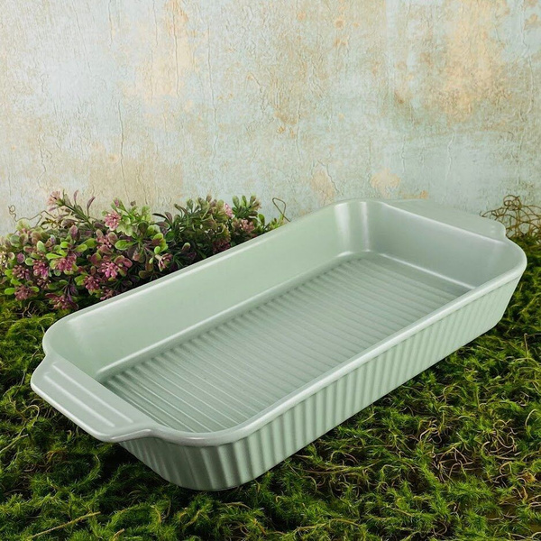 Прямоугольное блюдо для запекания Lenardi 35.5см, фарфор - купить по низкой цене в интернет ...