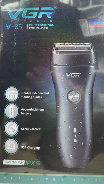Электробритва VGR V-351 - купить по выгодным ценам в интернет-магазине OZON (1602575717)
