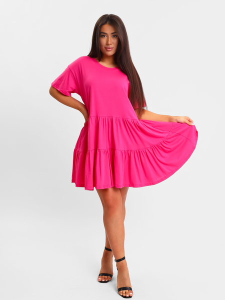 Платье женское летнее больших размеров, Женский, Лето, размер 42, 44, материал Хлопок — купить в ...