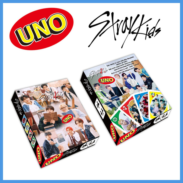 112 листов/коробка StrayKidsTXT Uno BTS Seventeen UNO Solitaire UNO настольная игровая карта с ...