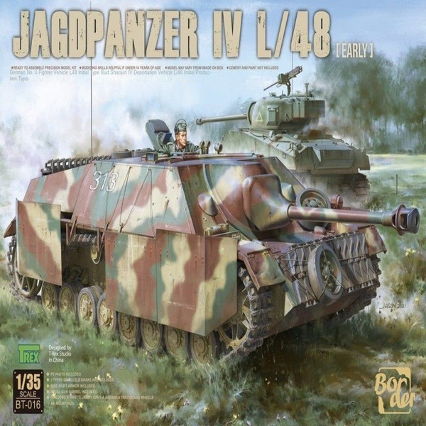 Border BT-016 1/35 Немецкий Jagdpanzer IV L/48 Ранний Модель танка ...