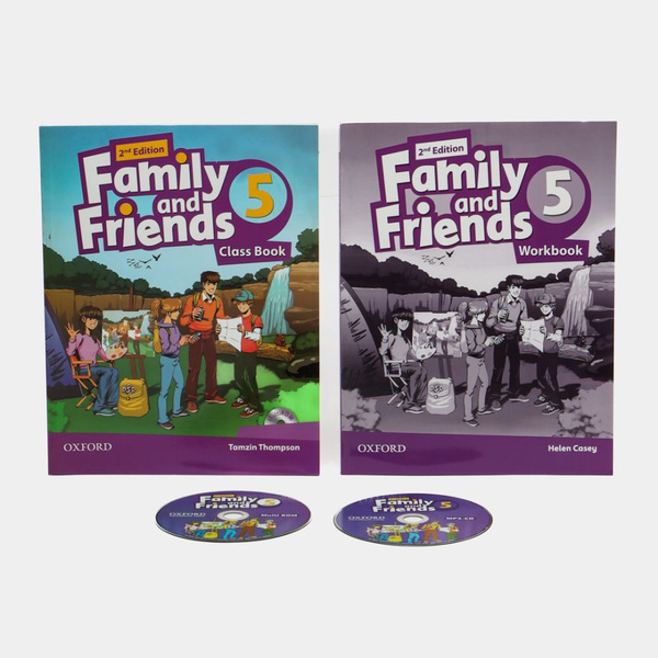 Family and Friends 5 2nd edition (Student's book + Workbook + диски ...