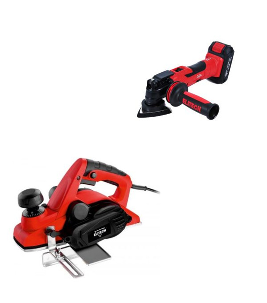 Рубанок электрический ELITECH Р 082 (E2209.002.00)+Реноватор ELITECH ...