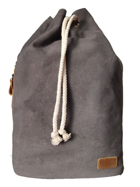 Рюкзак-мешок из прочной ткани серого цвета - купить с доставкой по ...