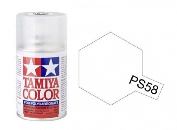 TAMIYA PS-58 Pearl Clear (Жемчужная прозрачная) Краска аэрозольная для ...