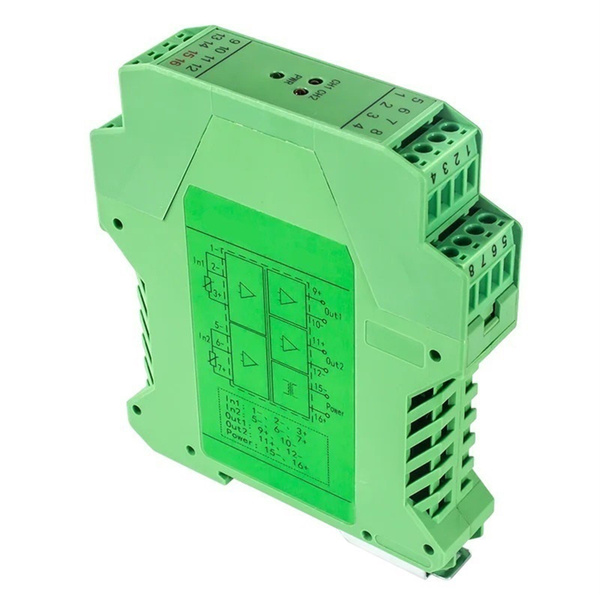DC24V 0-200 в 4-20MA преобразователь сигнала температуры 2 входа 2 ...