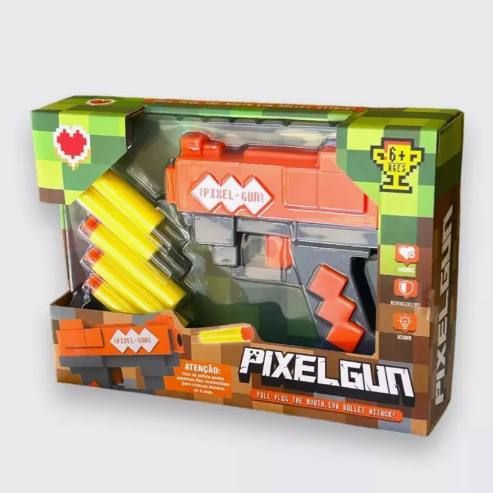 Игрушечный бластер PIXEL GUN с мягкими пульками - купить с доставкой по ...