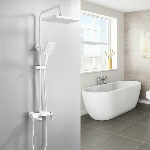 Душевая система со смесителем Shevanik S9936C белый купить на OZON по низкой цене (1638125664)