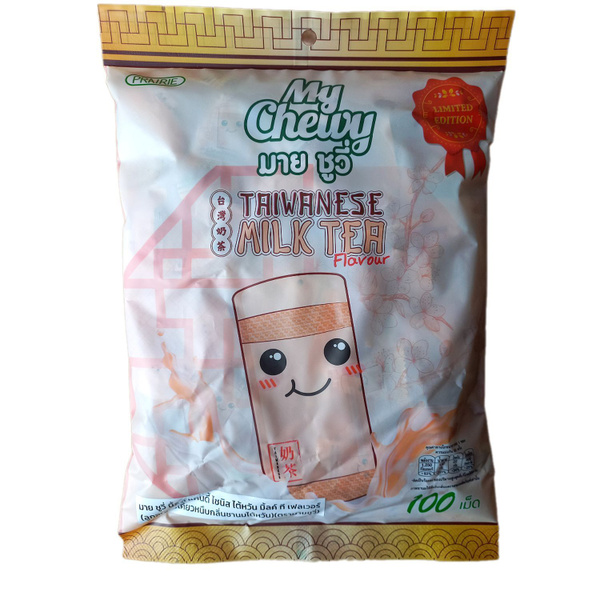 НОВЫЙ ВКУС 2024! My Chewy Milk Candy - Бабл Ти (Тайваньский чай) 360 г ...