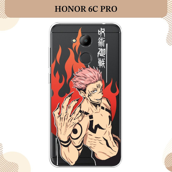 Силиконовый чехол на Honor 6C Pro / Хонор 6С Про аниме Магическая битва ...