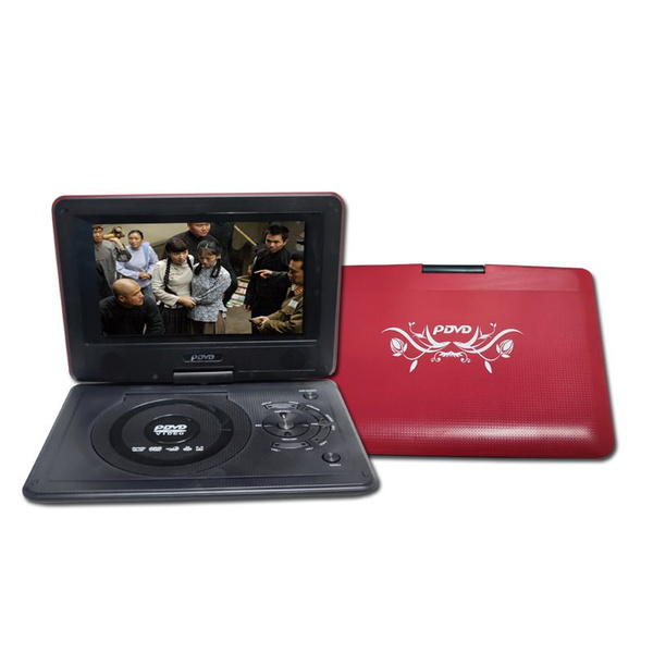 Портативный CD-плеер, HD 9,8-дюймовый ЖК-экран с поддержкой SD-карты ...