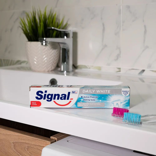 Зубная паста отбеливающая Signal DAILY WHITE , 75 мл - купить с ...