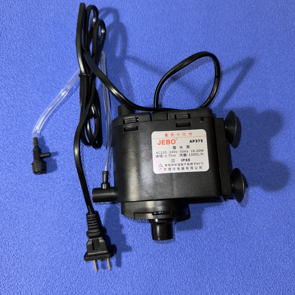 Помпа JEBO R375 для китайского рынка, переходник на евроразетку ...
