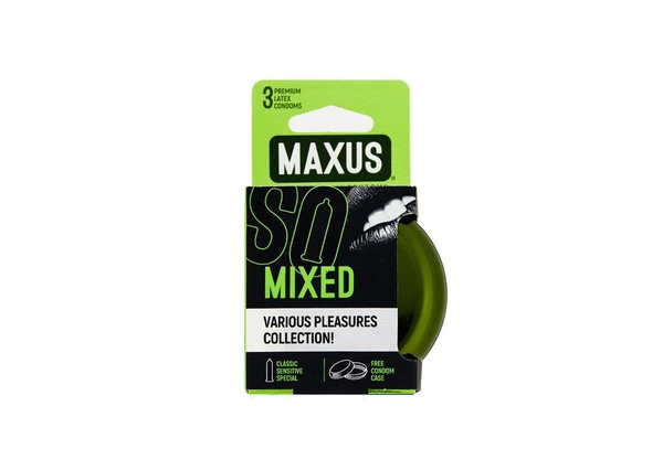 Презервативы / MAXUS, Mixed / 3шт купить на OZON по низкой цене (1759796161)