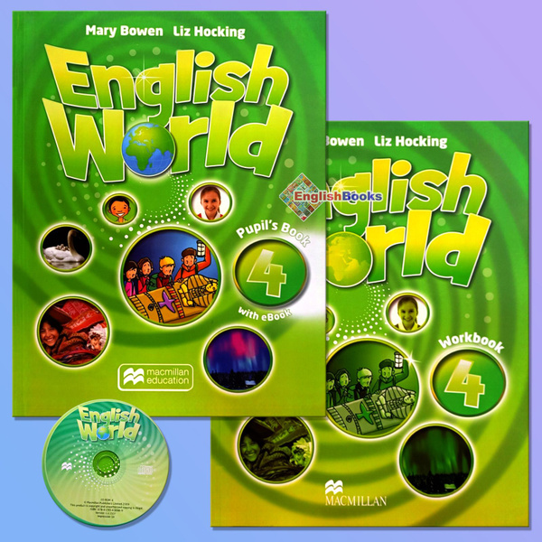 English World 4, Pupil's Book + Workbook + CD - купить с доставкой по ...