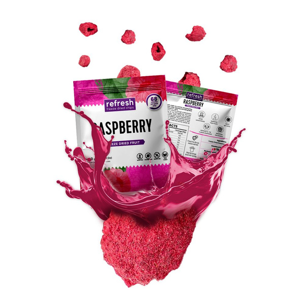 Refresh Chips Freeze Dried Raspberry - Сублимированные фруктовые чипсы ...
