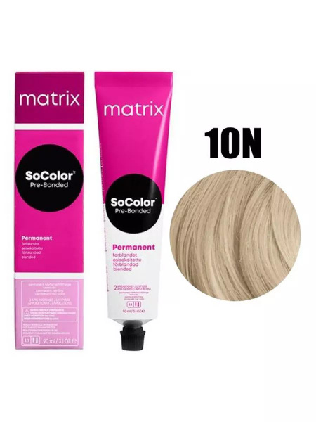 Краска для волос Matrix SoColor Pre-Bonded 10N купить на OZON по низкой ...
