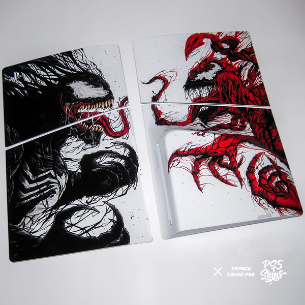 Наклейки на PS5 Slim "Venom&Carnage" - купить с доставкой по выгодным ...