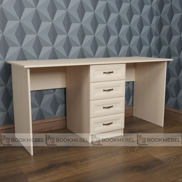 Письменный стол Bookmebel НА ДВА РАБОЧИХ МЕСТА ПС-3, 160х60х75 см ...