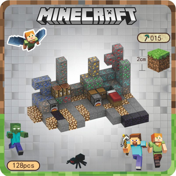 Магнитные строительные блоки Minecraft, 160 видов узоров для Майнкрафта ...