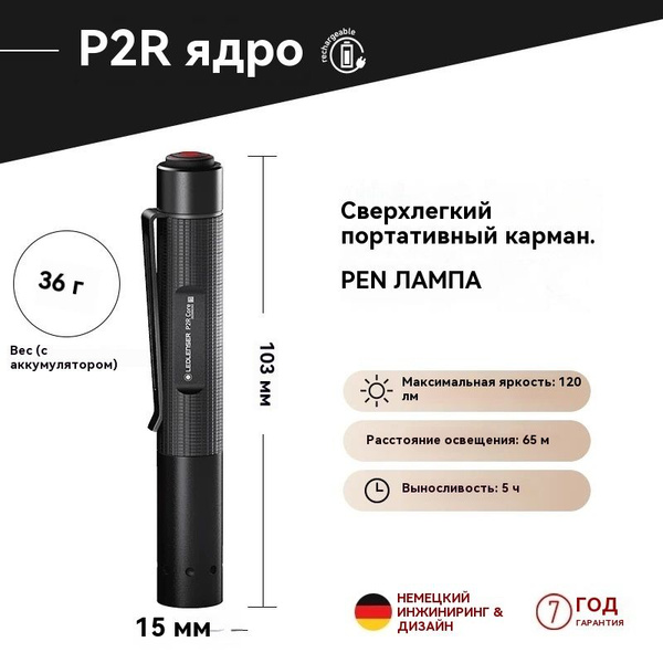 Стойка складная для фонаря и аксессуаров Led Lenser P2R CORE - купить ...