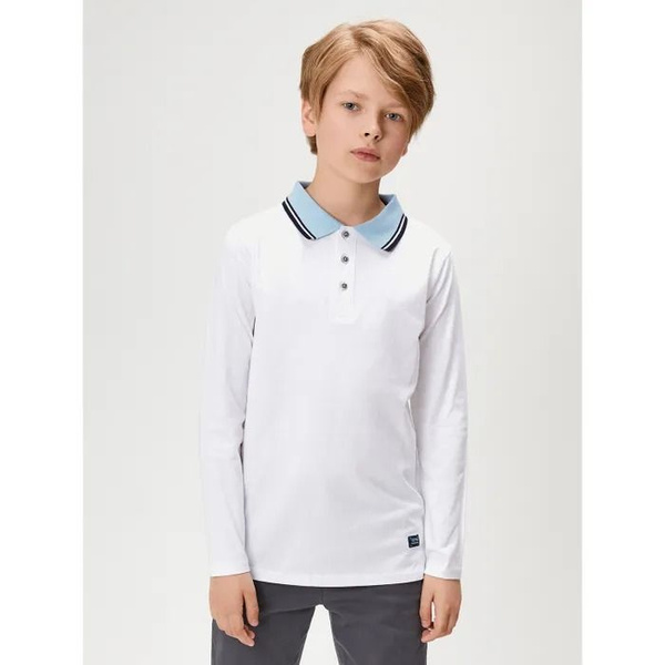 Поло Acoola, размер 164, цвет белый, 100% хлопок - купить по выгодной цене в интернет-магазине ...