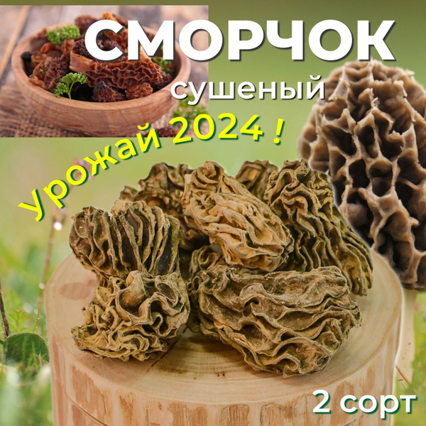 Грибы сушеные Сморчки 100г. 1шт. - купить с доставкой по выгодным ценам ...