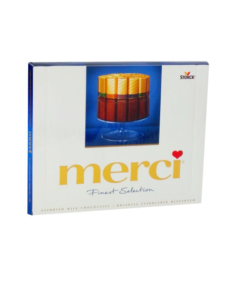 Набор молочных шоколадных конфет Merci 250 г, Германия - купить с ...