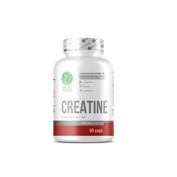 Креатин Nature Foods Creatine Hydrochloride 90 caps - купить с ...