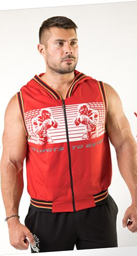 Футболка NOLIMITS.BRAND, размер 52, цвет красный, 92% хлопок 8% лайкра ...