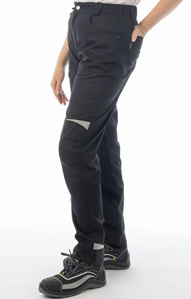 Брюки рабочие Женский BRODEKS, размер 54 черный, рост 164-170 Полиэфир ...