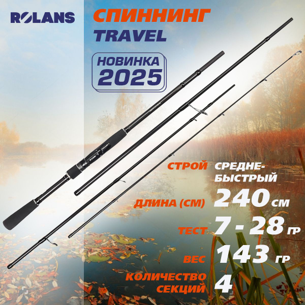 Спиннинг Rolans Rol_TRAVEL, от 7 гр купить c доставкой на OZON по ...