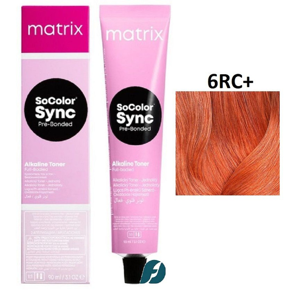Matrix SoColor Sync 6RC+ Краситель для волос тон-в тон Темный блондин ...